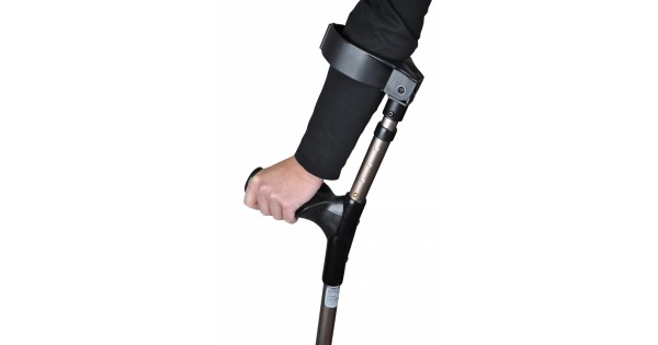 Loopkruk met anatomische greep | Hulpmiddelenshop.nl